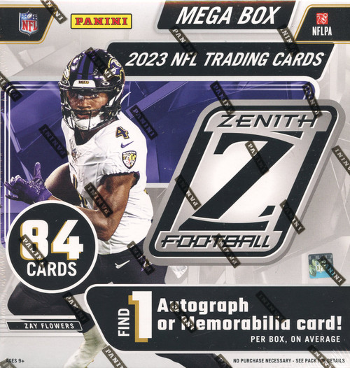 NFL Panini 2023 Zenith Football Trading Card MEGA Box 6 Packs - ToyWiz