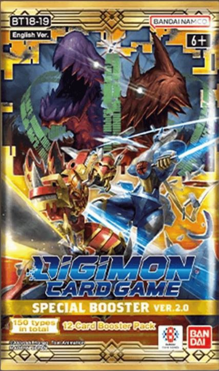 Digimon Card Game Release Special Booster Version 2 Booster Pack BT18 ...