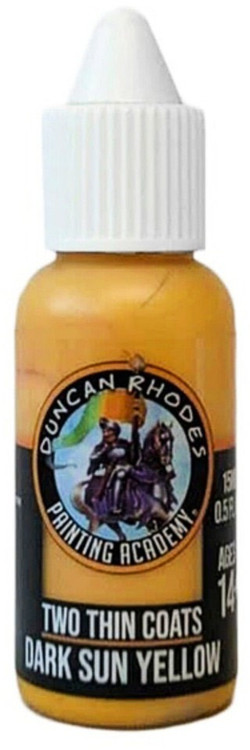 Duncan Rhodes Painting Academy Two Thin Coats Dark Sun Yellow 15ml ...