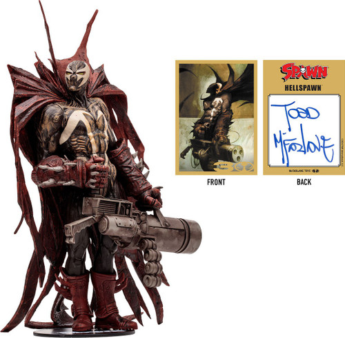 McFarlane Toys Spawn 30th Anniversary Gold Label Collection AUTOGRAPH Series Hellspawn 2 7 ...