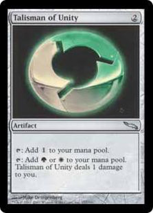 Magic The Gathering Mirrodin Single Card Uncommon Talisman of Unity 257 ...