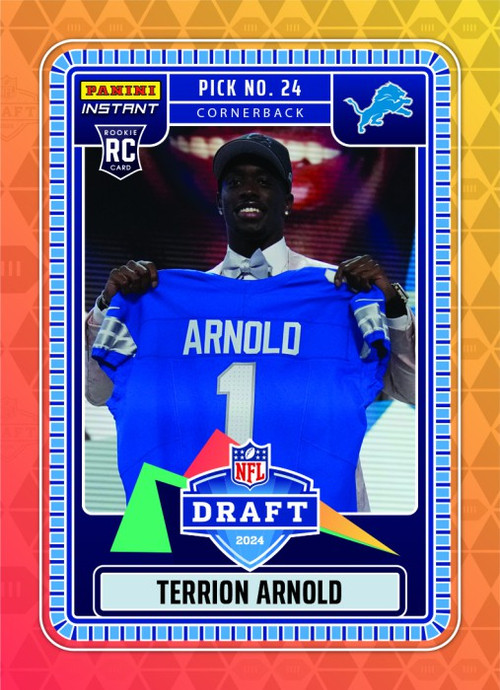 NFL 2024 Instant Draft Night Football Single Card Terrion Arnold NFLDN ...
