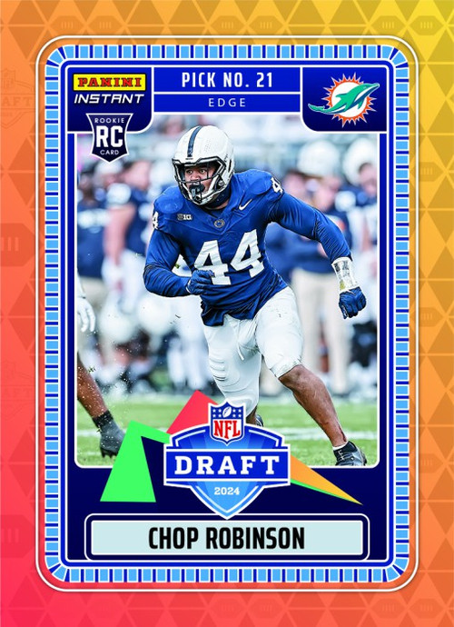 NFL 2024 Instant Draft Night Football Single Card Chop Robinson NFLDN ...
