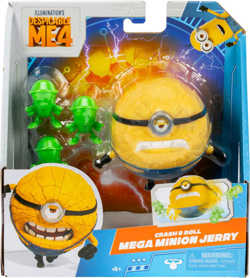 Despicable Me 4 Mega Minion Jerry Action Figure Crash Roll Moose Toys ...