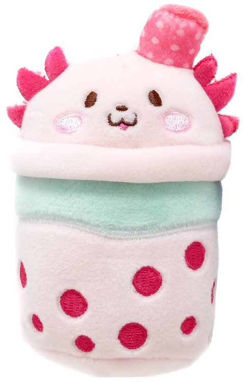Puchi Gumi Pink Axolotl 3.5 Plush Beverly Hills Teddy Bear Company - ToyWiz