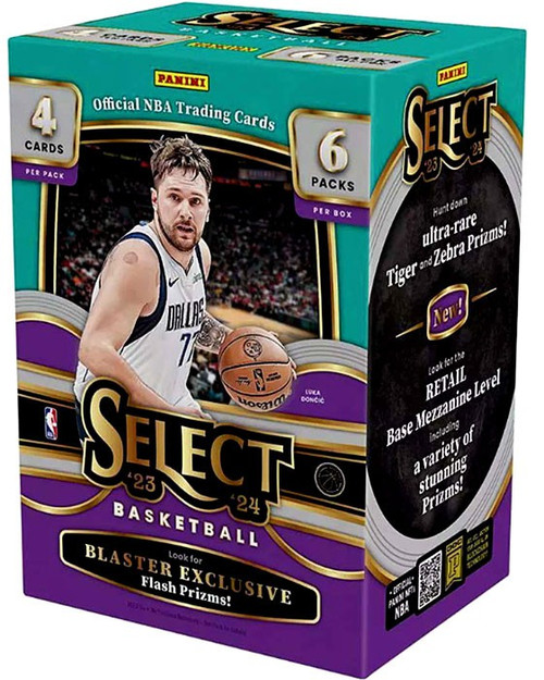 NBA Panini 2023-24 Select Basketball Trading Card BLASTER Box 6 Packs ...