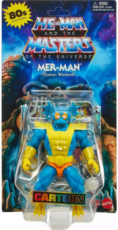 Masters of the Universe Cartoon Collection Origins Mer-Man 5.5 Action ...