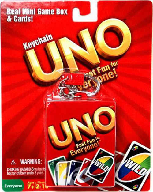 UNO UNO Keychain Card Game Basic Fun - ToyWiz