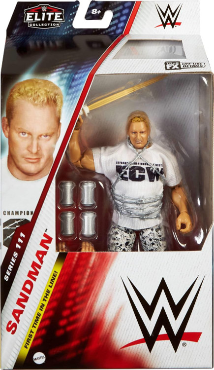 WWE Wrestling Elite Collection Series 111 Sandman Action Figure Regular ...