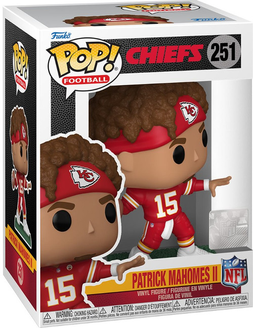 Funko NFL Kansas City Chiefs POP NFL Patrick Mahomes II Vinyl Figure ...