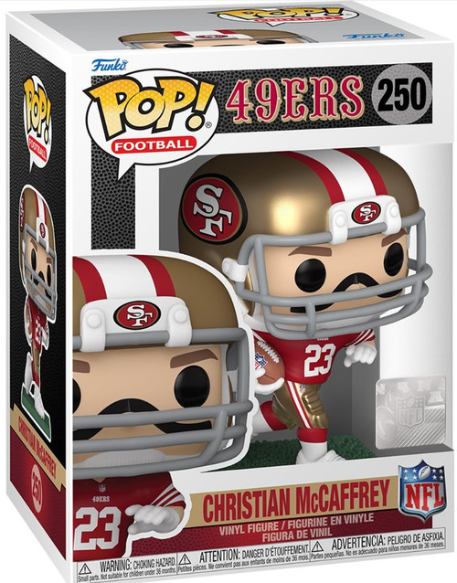 Funko NFL San Francisco 49ers POP NFL Christian McCaffrey Vinyl Figure ...