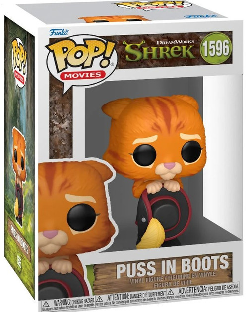 Funko Shrek 30th Anniversary POP Movies Puss in Boots Vinyl Figure 1596 ...