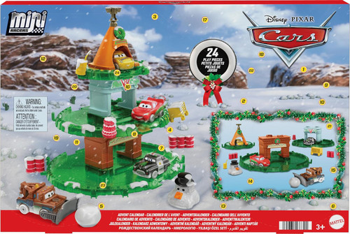 Disney Pixar Cars Mini Racers 2024 Advent Calendar 24 Play Pieces ...
