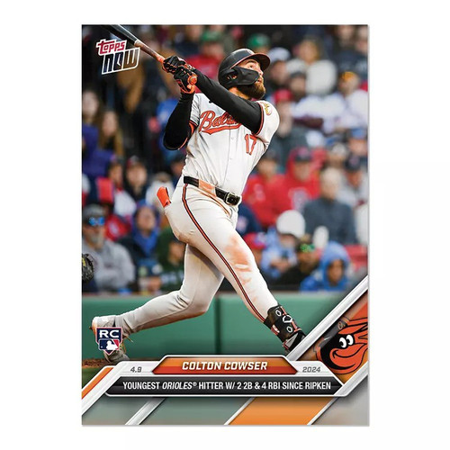 MLB Baltimore Orioles 2024 NOW Baseball Single Card Colton Cowser 54 ...