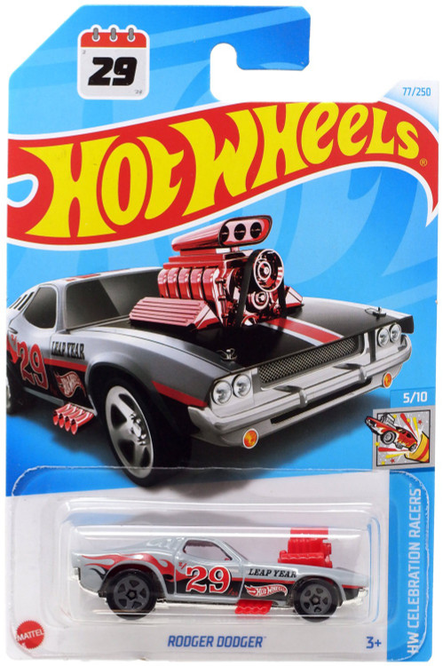 Hot Wheels Hw Celebration Racers Rodger Dodger 164 Diecast Car Mattel