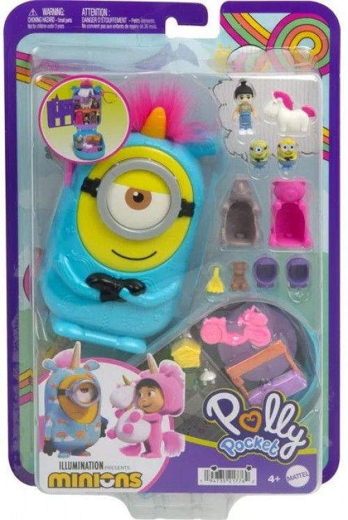 Polly Pocket Despicable Me Compact Minions Playset Mattel Toys - ToyWiz
