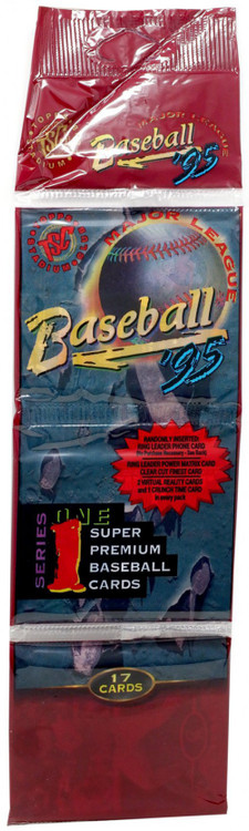 MLB Topps 1995 Stadium Club Series 1 Trading Card RETAIL Pack 17 Cards ...