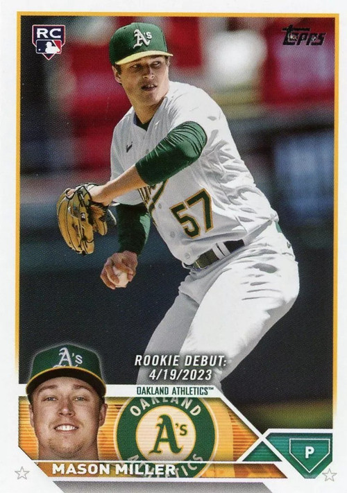 MLB 2023 Topps Update Single Card Mason Miller US210 Rookie - ToyWiz