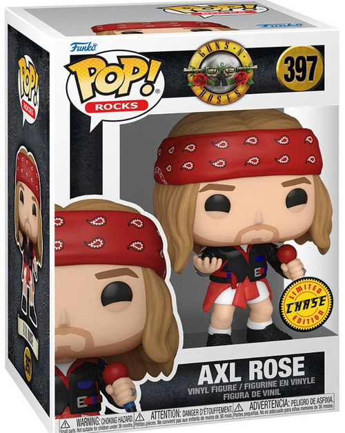 Funko Guns N Roses POP Rocks Axel Rose Vinyl Figure 397 1992, Chase ...