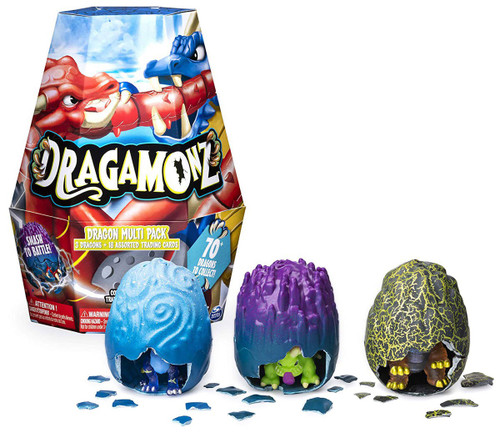 Dragamonz Collectible Figure Trading Card Game Dragon Multi Pack ...