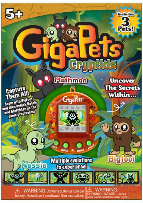 Giga Pets Cryptids Virtual Pet Toy Top Secret Toys - ToyWiz