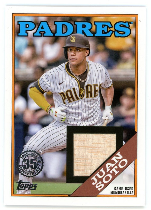 MLB 2023 Topps Series 1 Single Card 1988 Juan Soto 88R-JSO Bat Relic ...