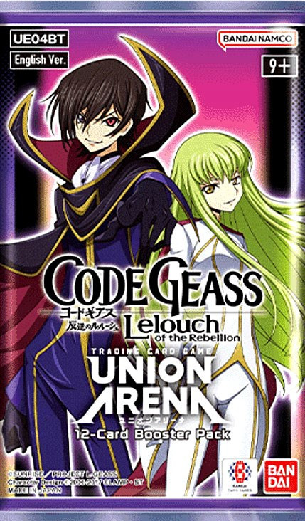 Union Arena TCG Code Geass Lelouch of the Rebellion Volume 1 Booster ...