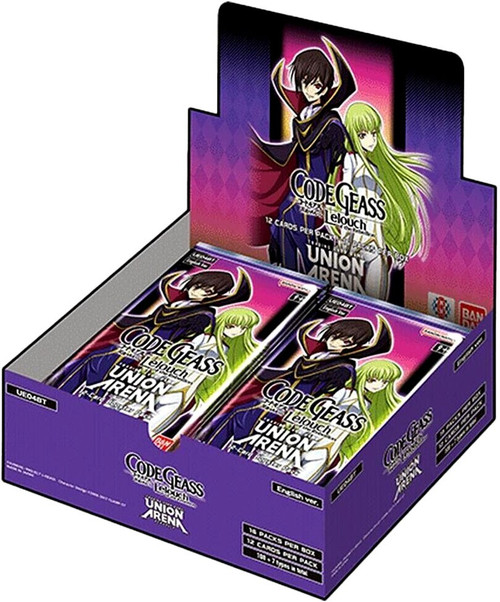 Union Arena TCG Code Geass Lelouch of the Rebellion Booster Box UE04BT ...