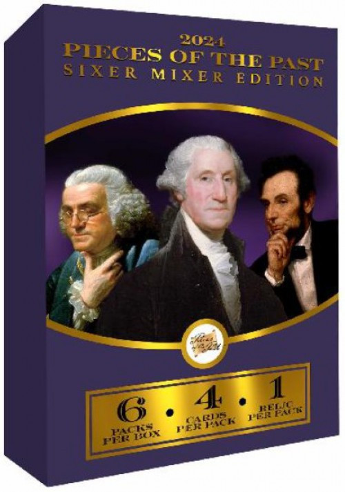 Pieces of the Past 2024 Sixer Mixer Collection Trading Card Box 6 Packs ...