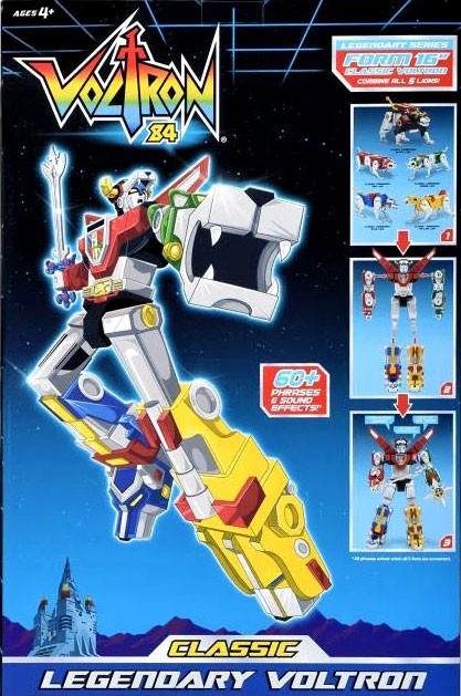 Voltron CLASSIC Legendary Classic Voltron 16 Deluxe Action Figure Set 5 ...