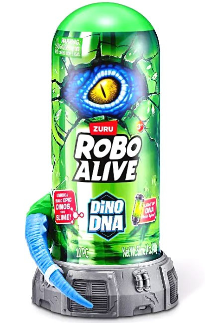 Robo Alive Dino DNA Series 1 Mystery Tube Pack 1 RANDOM Dino Zuru Toys ...