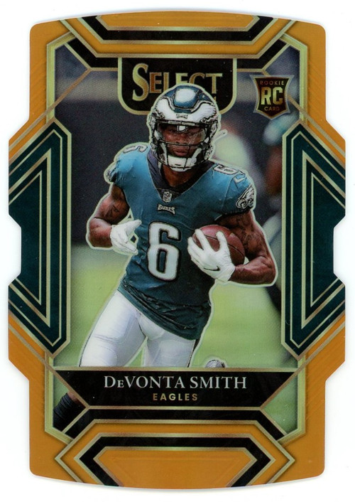 NFL 2021 Panini Select Single Card Die-Cut Orange 171249 DeVonta Smith ...