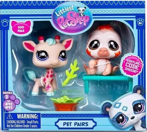 Littlest Pet Shop 2024 Generation 7 Pet Pairs Zoo Pals Mini Figure 2 ...