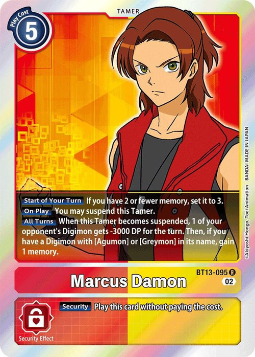 Digimon Trading Card Game Versus Royal Knights Single Card Rare Marcus ...