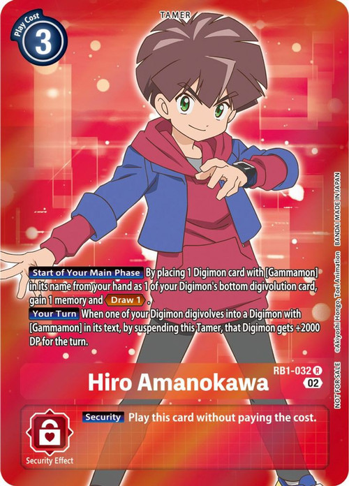 Digimon Trading Card Game Resurgence Booster Single Card Rare Hiro ...