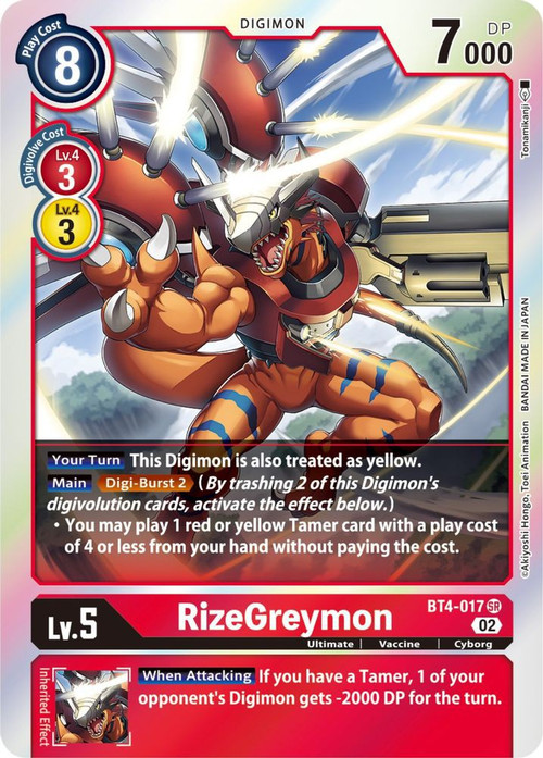 Digimon Trading Card Game Resurgence Booster Single Card Super Rare ...