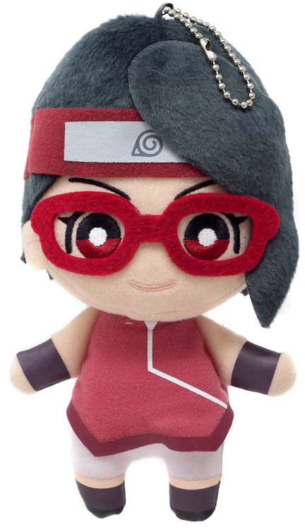 Boruto Naruto Next Generations Sarada 6.5 Plush Hanger San-Ei Little ...
