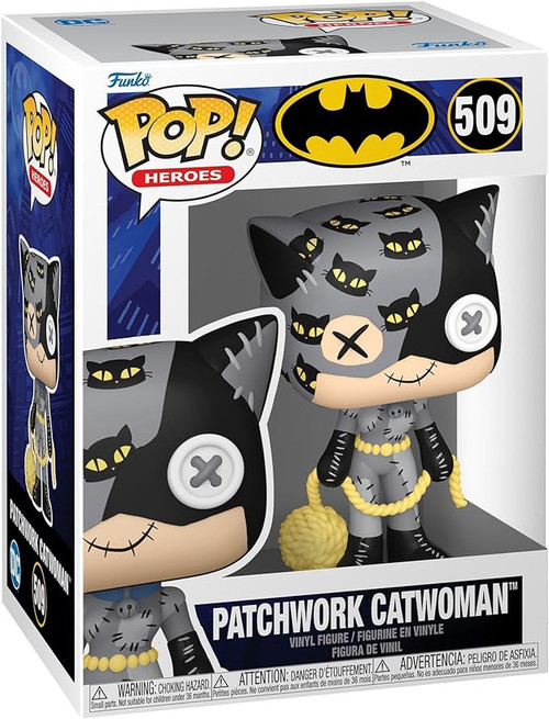 Funko DC Batman POP Heroes Catwoman Vinyl Figure 509 Patchwork - ToyWiz