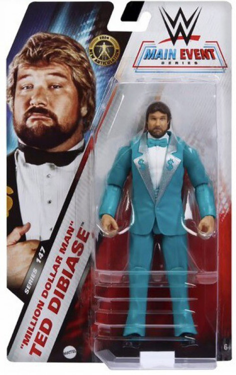 WWE Wrestling Main Event Series 147 Million Dollar Man Ted DiBaise 6 Action Figure Chase Version ...