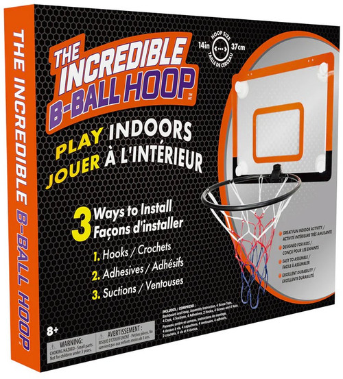 The Incredible B-Ball Hoop Play Indoors Incredible Group - ToyWiz