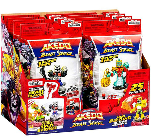 Legends of Akedo Beast Strike Series 1 Mini Battling Action Figure ...