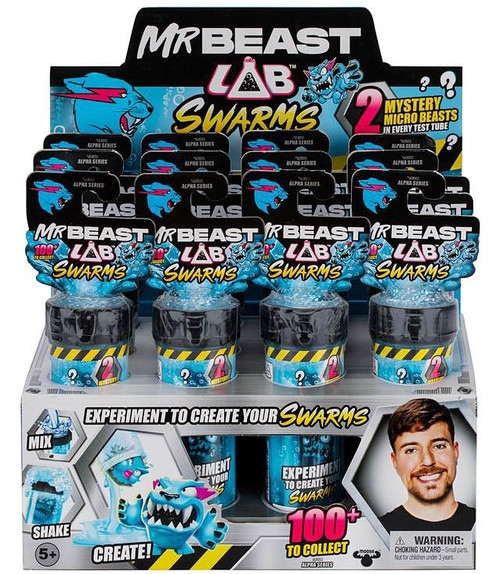 MrBeast Lab Swarms Test Tube Mystery Box 12 Packs Moose Toys - ToyWiz