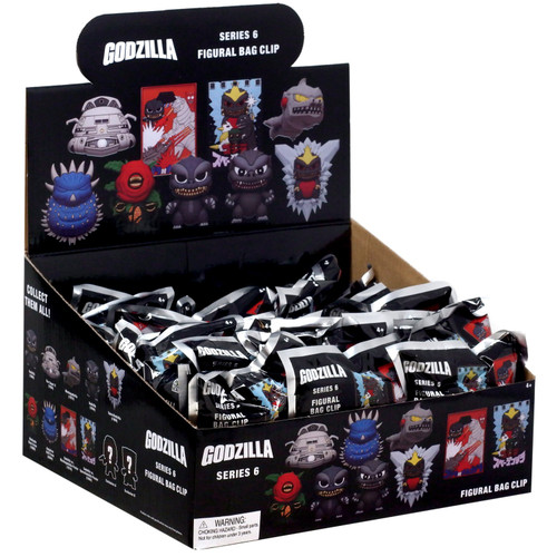 Godzilla 3D Figural Foam Bag Clip Godzilla Classic Series 6 Classic ...