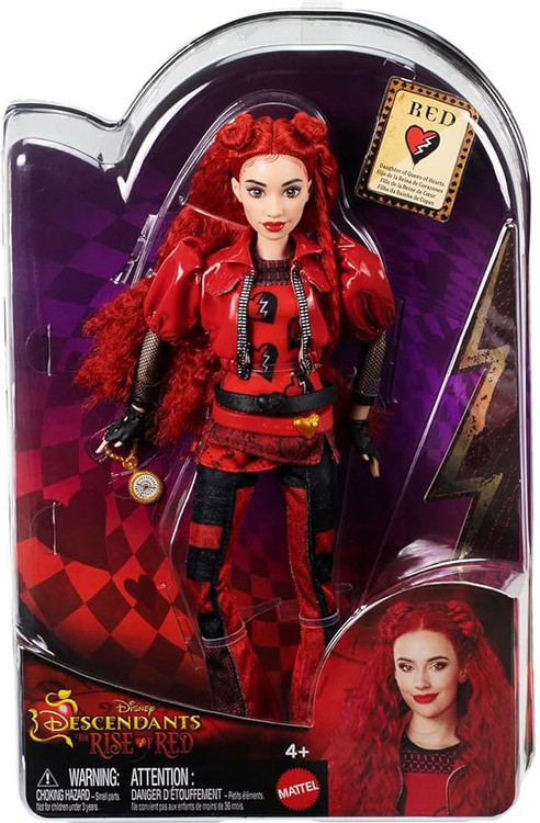 Disney Descendants 4 The Rise of Red Red Fashion Doll Daughter of Queen ...