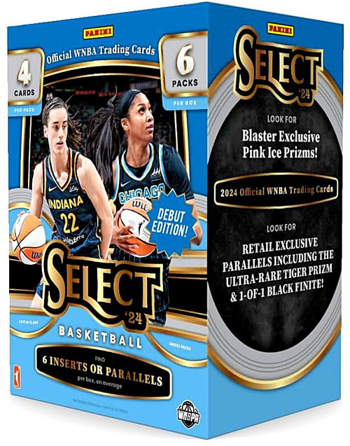 WNBA Panini 2024 Select Basketball Trading Card BLASTER Box 6 Packs ...