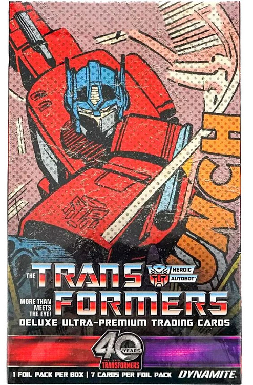 Transformers 40th Anniversary Trading Card DELUXE ULTRA PREMIUM EDITION ...