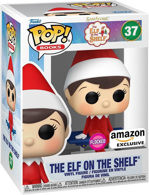 Funko Elf on the Shelf POP Books Elf Exclusive Vinyl Figure 37 Flocked ...