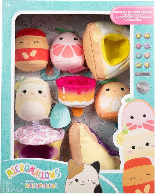 Squishmallows Micromallows Snack Machine 2.5 Micro Plush Deluxe ...