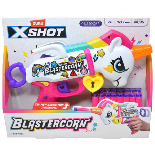 X-Shot Blastercorn Blaster 16 Darts Zuru Toys - ToyWiz