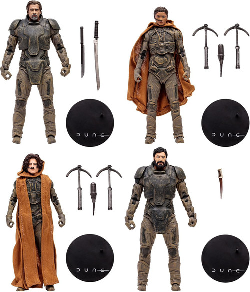 McFarlane Toys Dune Part Two Gold Label Collection Gurney Halleck, Paul ...